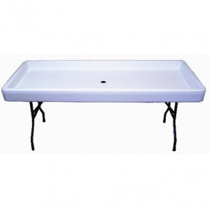 Chillin Products Fill 'N Chill Party Table - White - Belmont, NH ...